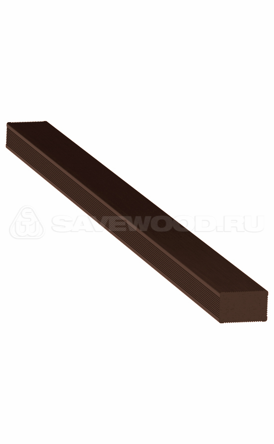 Полнотелый профиль Брус лавочный ДПК - SAVEWOOD